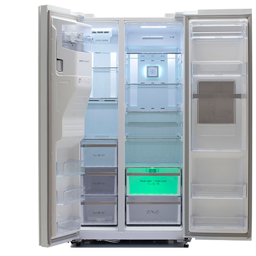 یخچال و فریزر ساید اسنوا هوشمند سفید S2Di-L310-W – فروشگاه لوازم خانگی